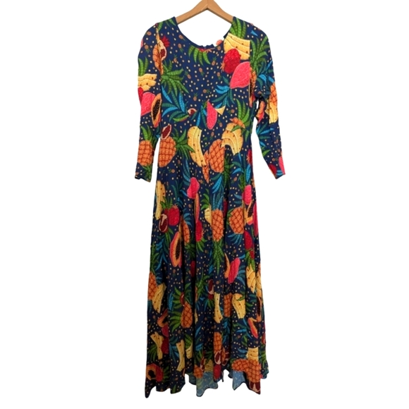FARM Rio | Dresses | Farm Rio Fruit Forest Maxi Dress Medium | Poshmark